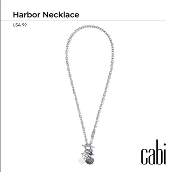 CAbi | Jewelry | Cabi 293 Harbor Chain Link Toggle Charm Necklace ...